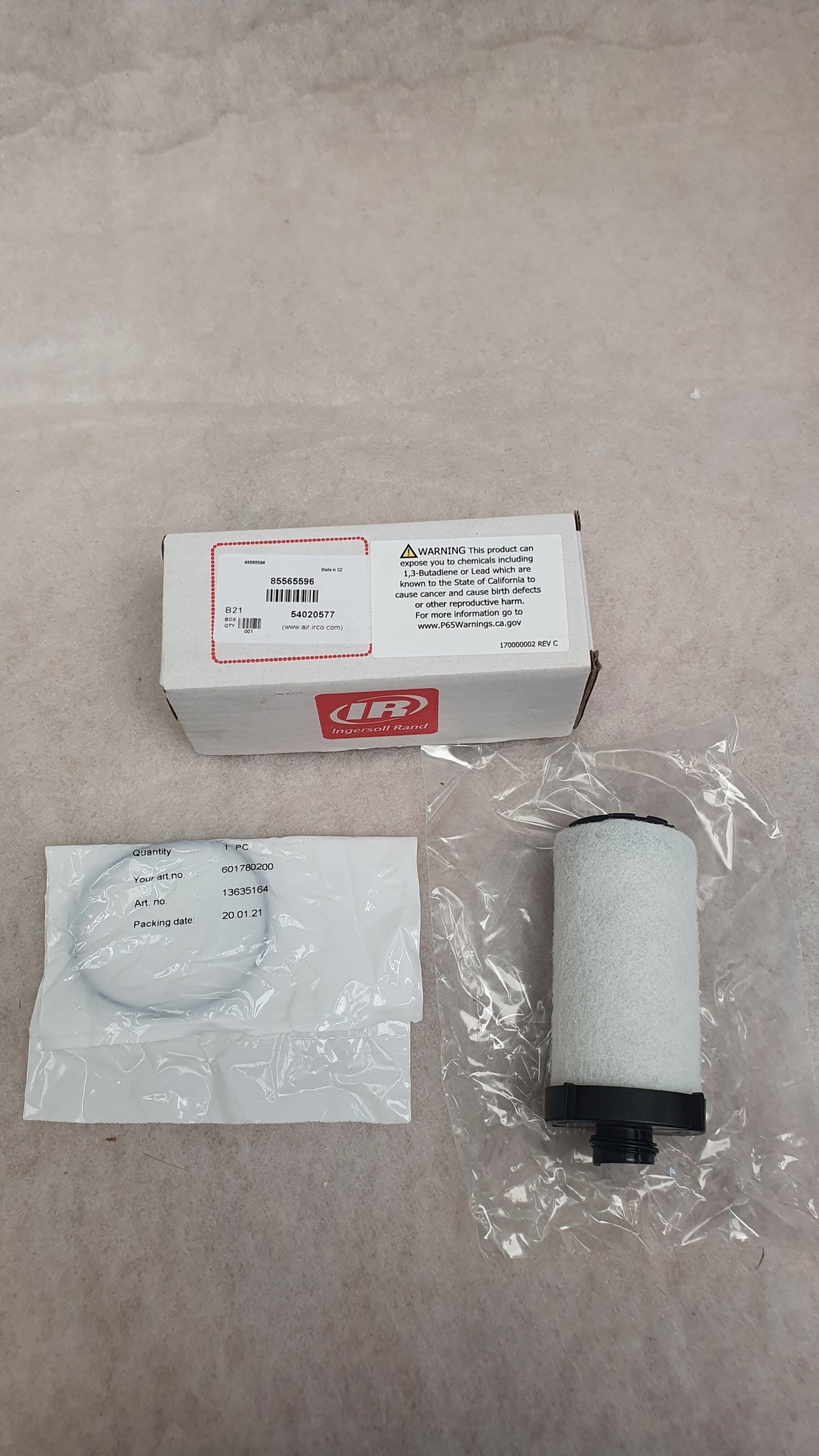 Ingersoll Rand Element Filter CPN 85565596 | Pneumatic Engineering Ltd Ingersoll Rand Element Filter CPN 85565596 | Pneumatic Engineering Ltd